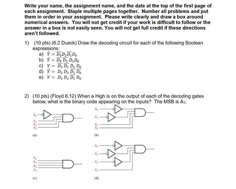 Solved Write Your Name The Assignment Name And The Date At Chegg
