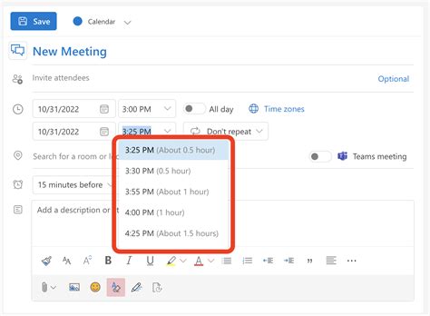 New Outlook Feature Shortened Meetings Information Technologies And Services