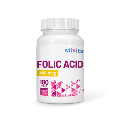 Folic Acid 400 Mcg Vegan Tablets Stivitslv