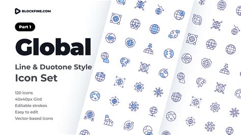 Global Icon Set Duotone And Line Style Part 1 Figma