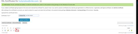 How To Generate Csrcertificate Signing Request For A Domain In Plesk