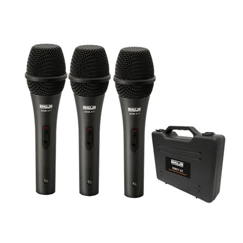 Ahuja Trinity 411 Microphones Supercardioid Dynamic Music And Vocal