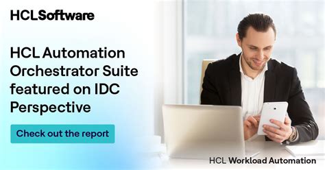 hcl automation orchestrator suite is featured in the idc perspective