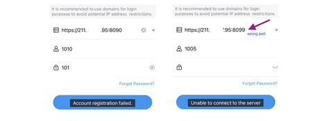 Grandstream Mobile Application Account Registration Failed