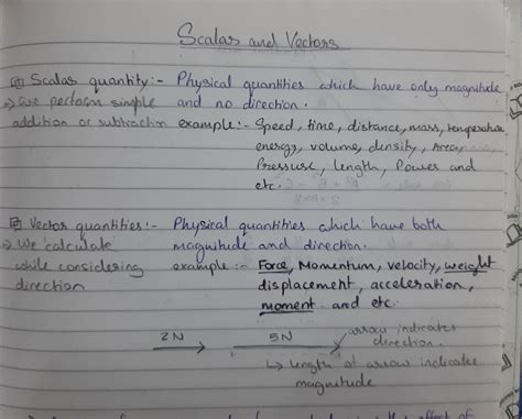 Igcse Physics Scalar And Vector Notes Scala Auneacl Scalat Quanhty Physical Studocu