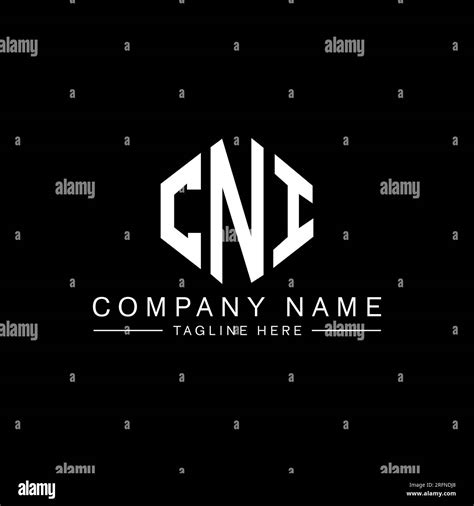Cni Letter Logo Design With Polygon Shape Cni Polygon And Cube Shape Logo Design Cni Hexagon