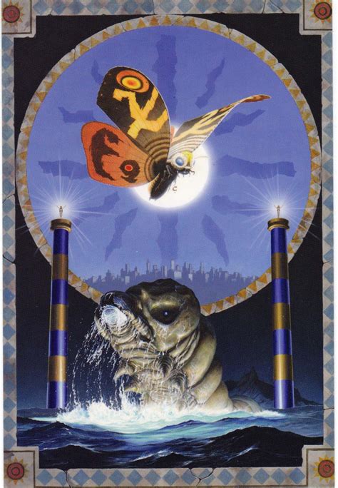 Mothra Art By Yuji Kaida Movie Monsters Godzilla Giant Monsters