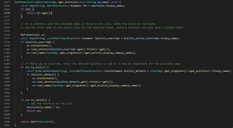 Cant Get Shortcuts From Editorsettings · Issue 44307 · Godotenginegodot · Github