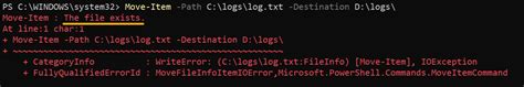 Powershell Move File In Action With Move Item