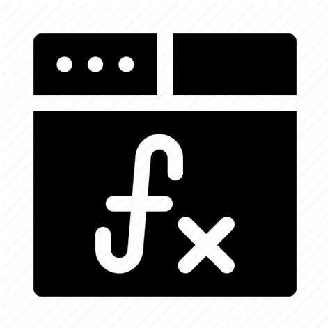 formula math variable mathematics education icon download on