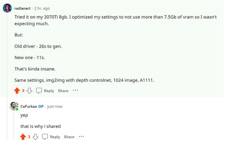 get huge sdxl inference speed boost with disabling shared vram tested