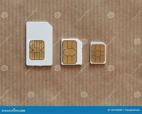 Mini Micro And Nano Sim Stock Photo Cartoondealer Com