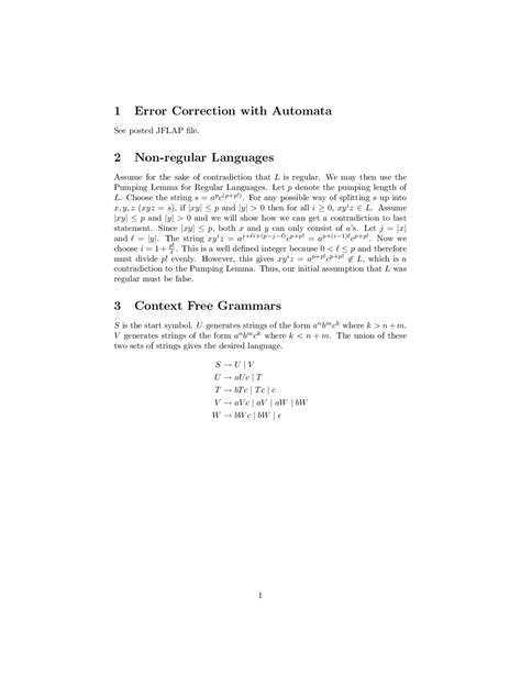 Assignment 3 Introduction To Theory Of Computation Cse 105 Docsity