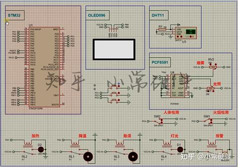 Proteus仿真实例基于stm32单片机的智慧仓库环境检测系统（仿真文件程序）24 32f 12 知乎
