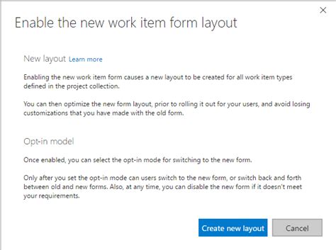 Enable New Work Item Form In Tfs 15 • Codewrecks
