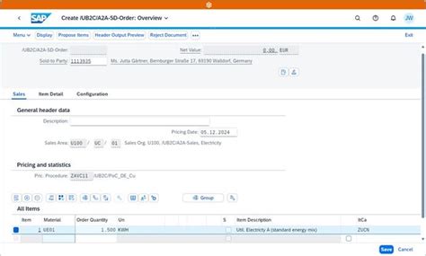 Selling Energy Using The Sales Order Integration I Sap Community