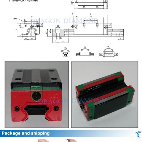 Taiwan Hiwin Hgh25ca Linear Guide Bearing Slider Block High Quality Taiwan Hiwin Hgh25ca Linear