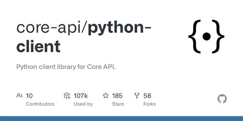 Github Core Apipython Client Python Client Library For Core Api