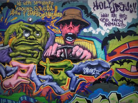 Hunter S Abstract Funky Art Graffiti Pictures Street Art Graffiti