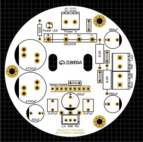 立创开源丨tda1521tda2616双声道hifi功率放大器音视频cqlcp Gitcode 开源社区