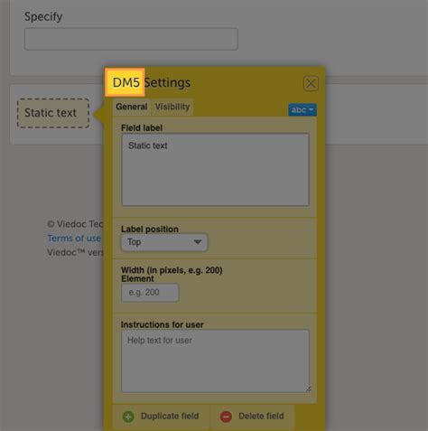 viedoc designer user guide adding a hyperlink to a form viedoc elearning