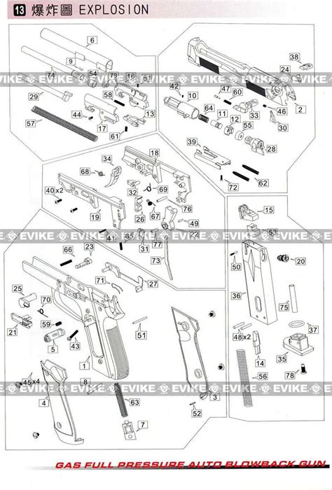 Beretta M9 Parts Diagram And Components Overview