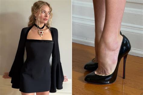 Margot Robbie Impresses Fans In Impossibly High Heels That Rival Barbies