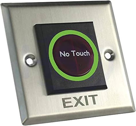 Generic No Touch Stainless Steel Door Exit Switchtouch Free Exit Push