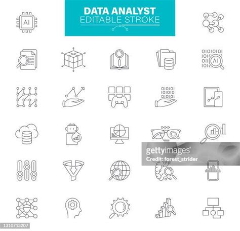 Editable Stroke Icons Data Photos And Premium High Res Pictures Getty Images