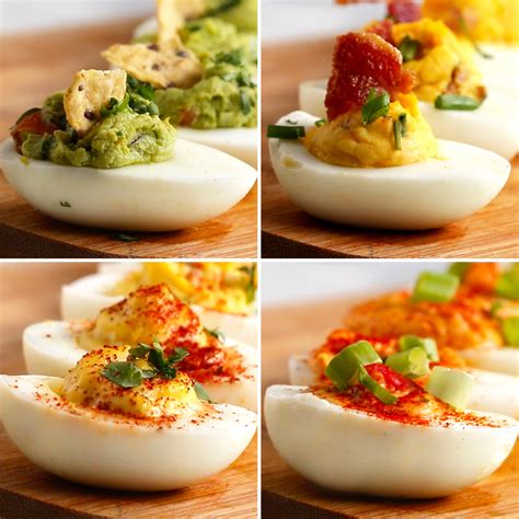 Deviled Eggs 4 Ways Recipes