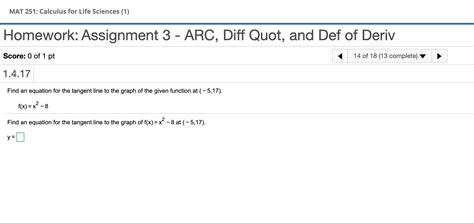 Solved Mat 251 Calculus For Life Sciences 1 Homework