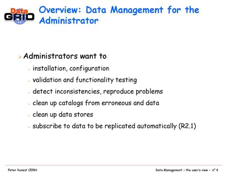data management in release 2 ppt download