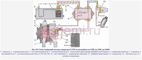 Распиновка реле регулятора ваз 2109