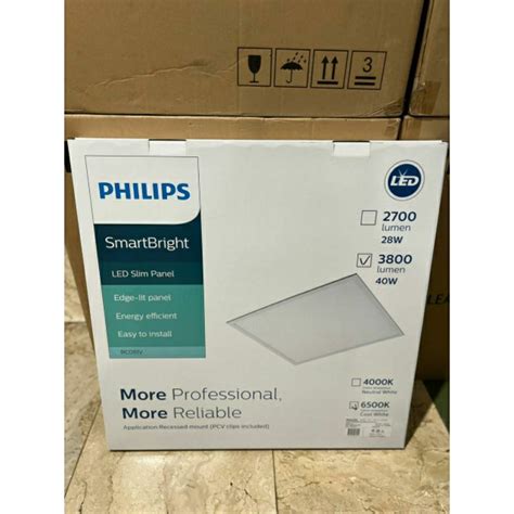 Jual Led Panel Philips Rc081v 40w 40 Watt 60x60 Led385 Philips Rc081