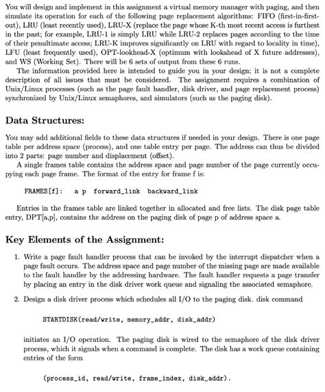 Solved COSC Operating Systems Both Previous Chegg Com