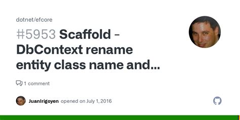 Scaffold Dbcontext Rename Entity Class Name And Field Names · Issue