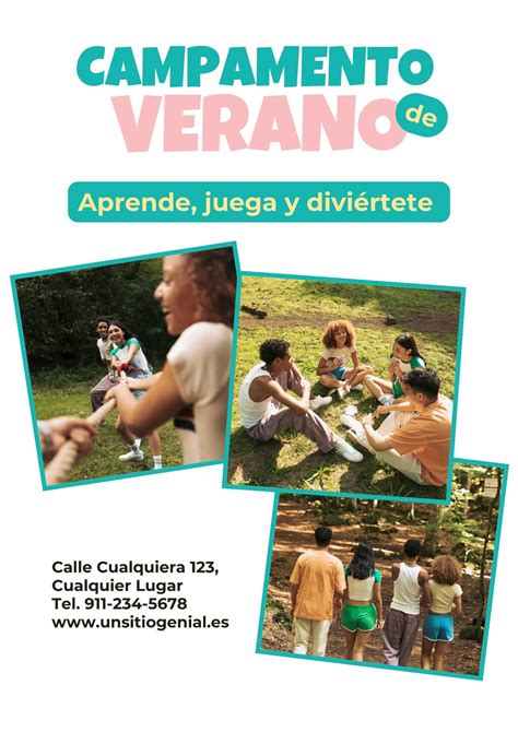 Personaliza Online 76 Plantillas De Flyers Para Campamentos De Verano