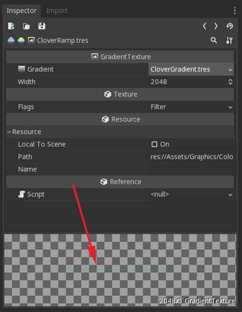 color ramp properties shows the gradient way too small · issue 16316 · godotengine godot · github