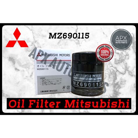 Oil Filter Mitsubishi MZ690115 Original Parts | Shopee Malaysia