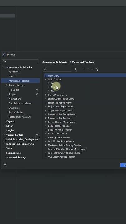 Customizing New Intellij Toolbars Programming Coding Intellijidea Javaide Intellij