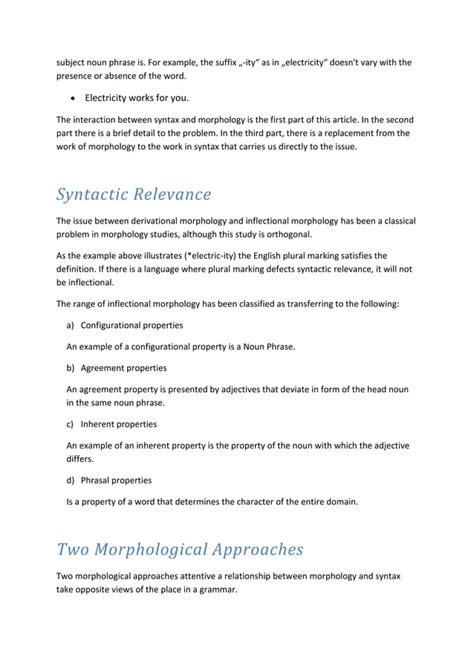 Sara Hindic - Linguistics Report | PDF