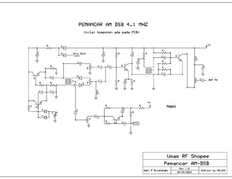 Skema Pemancar Am Dsb Design By Pak Hari Silalahi Redrawn By Nblwdd Pdf