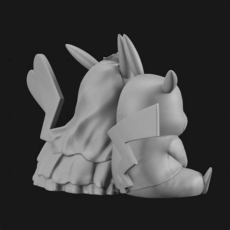 Pikachu Married 3d Printing Model Stl Pokemon