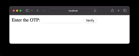 Passwordless Authentication In Go Using Twilio Verify Twilio