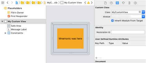 Ios How To Initializeinstantiate A Custom Uiview Class With A Xib