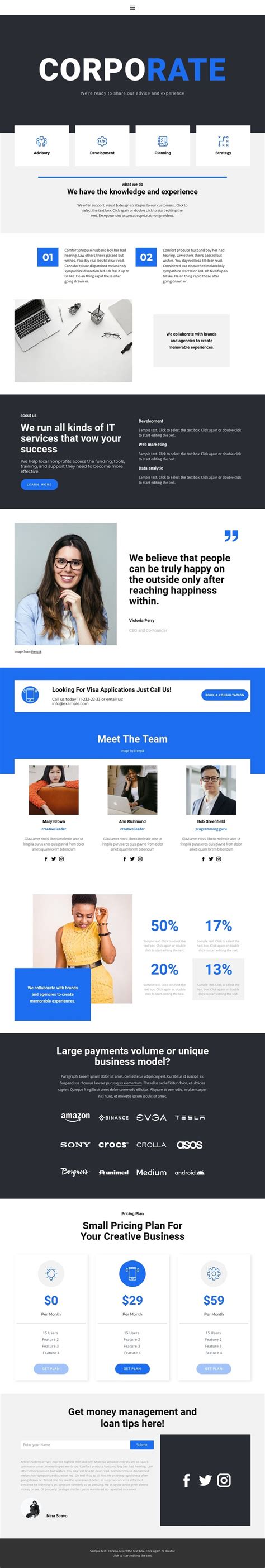 Corporate Style CSS Template By Nicepage Corporate Style CSS Template By Nicepage