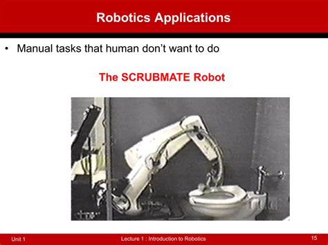 Lecture 1 Introduction To Roboticspptx Robotics Technology