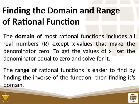 5 Rational Equations Domain And Range Pptx Technology Computing