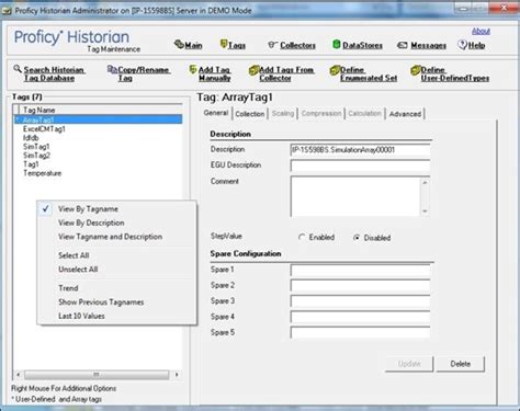 Tag Configuration Historian 91 Documentation Ge Digital