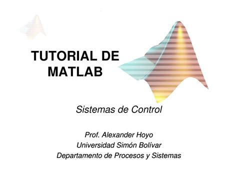 pdf de programación tutorial de matlab